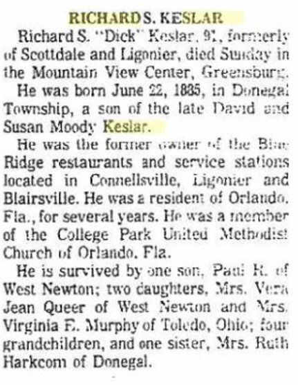 1.3.5.8 William J. Keslar (1817-1884) – Kessler/Keslar/Kesler Family ...